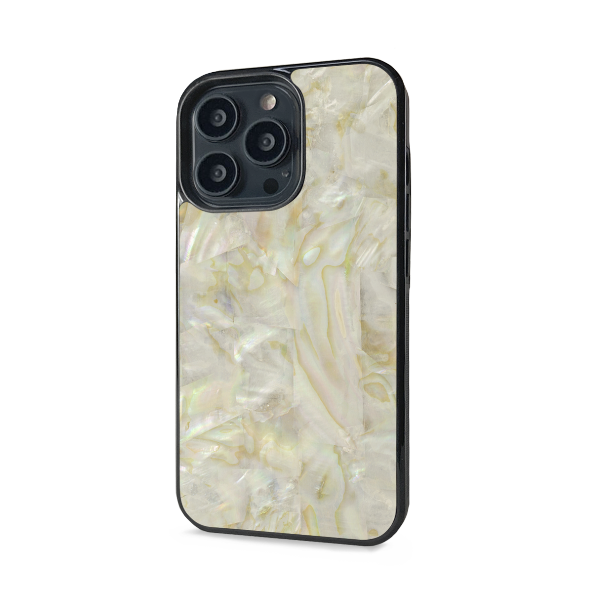 Gold Mother of Pearl Pearl iPhone 13 Pro Max Shell Explorer Case ...