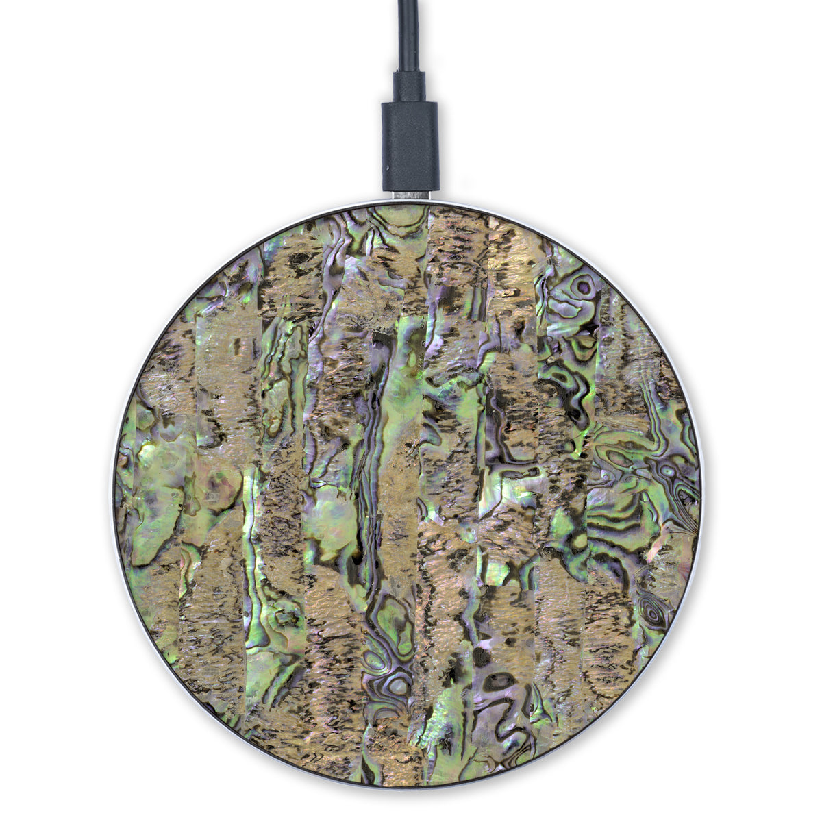 New Zealand Paua Shell Wireless Charger - QI Wireless Charging Pads ...